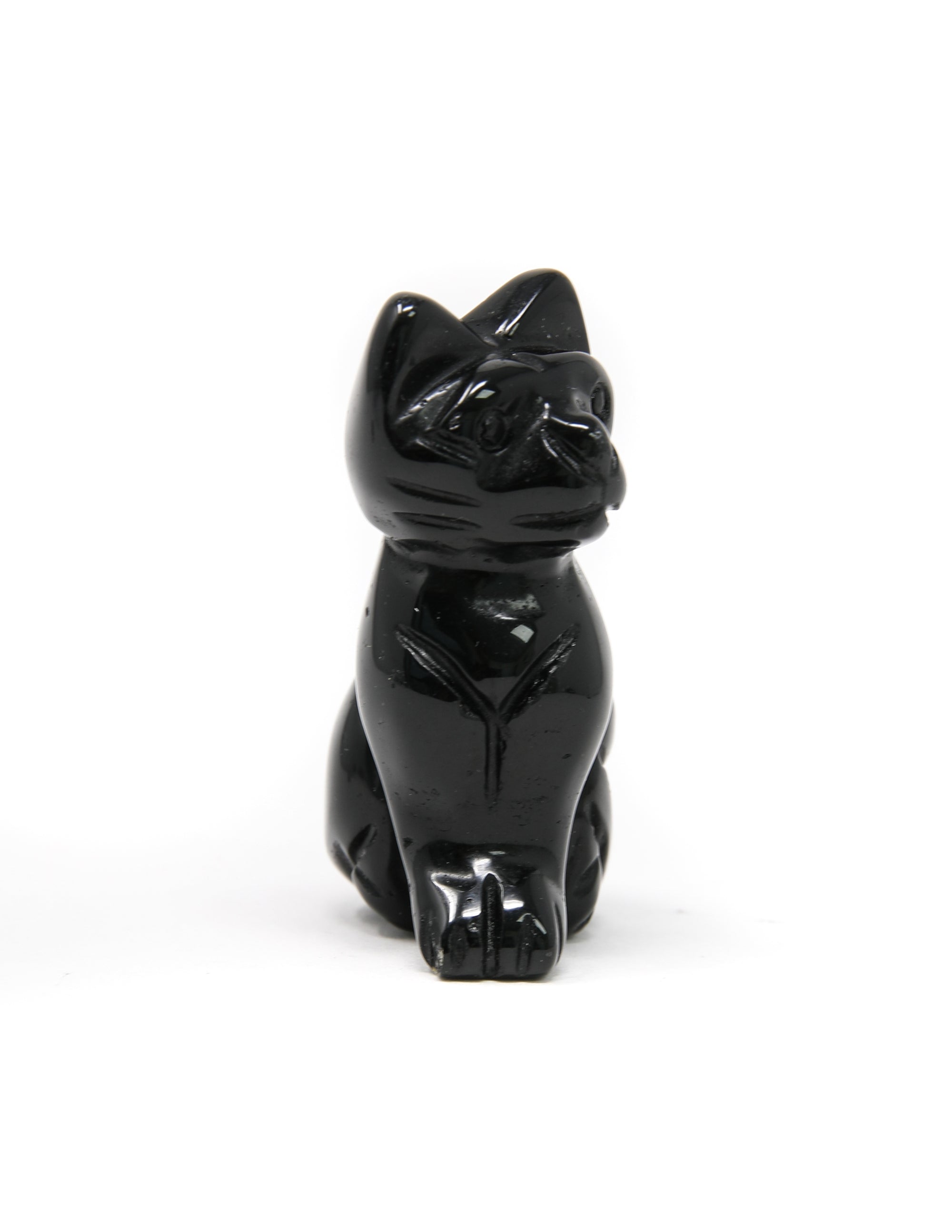 Black Obsidian Cat – londongemstore